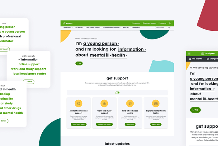 Headspace Homepage Redesign - Digital Design - VPDA